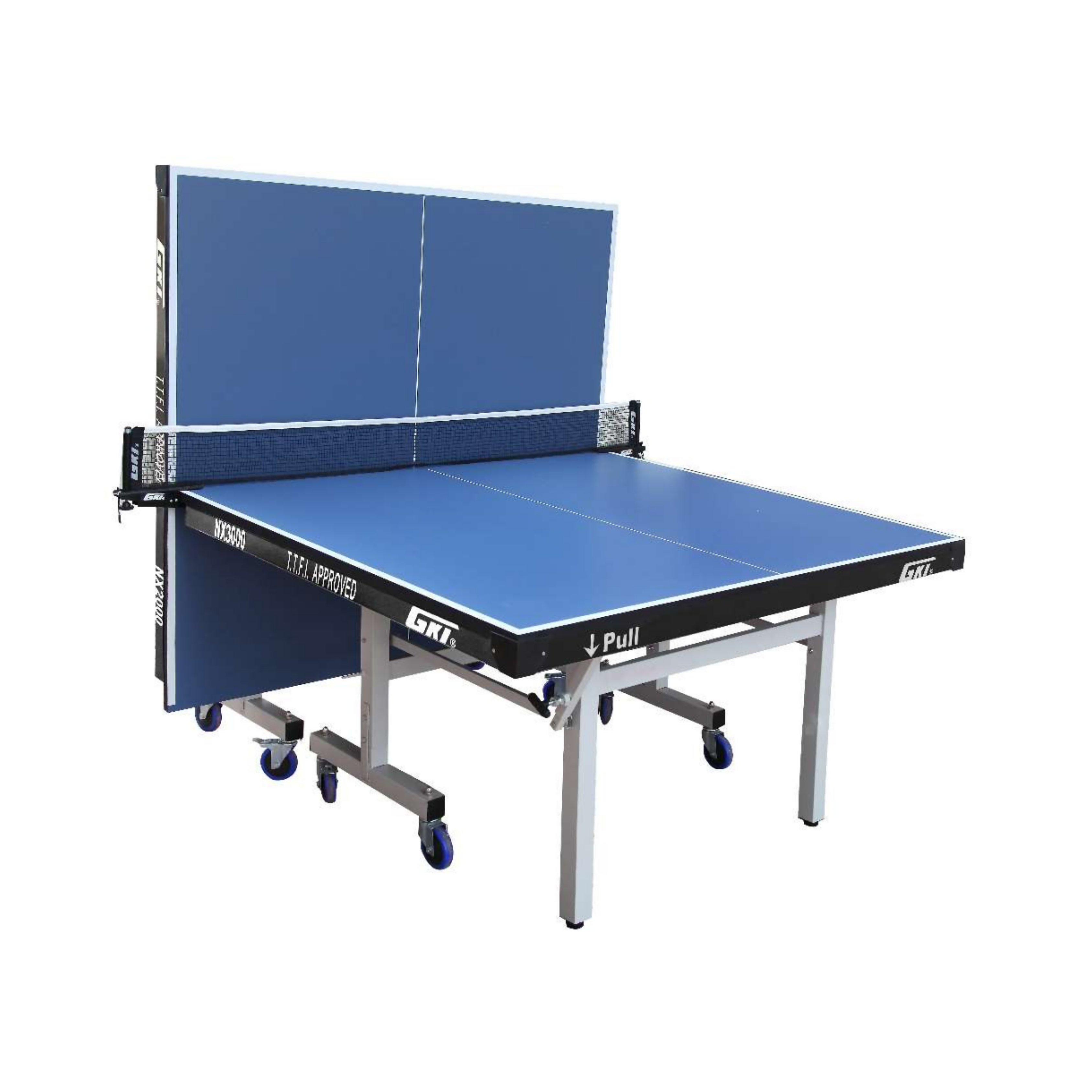 GKI NX3000 Table Tennis Table Blue – 25mm TTFI Approved for ...